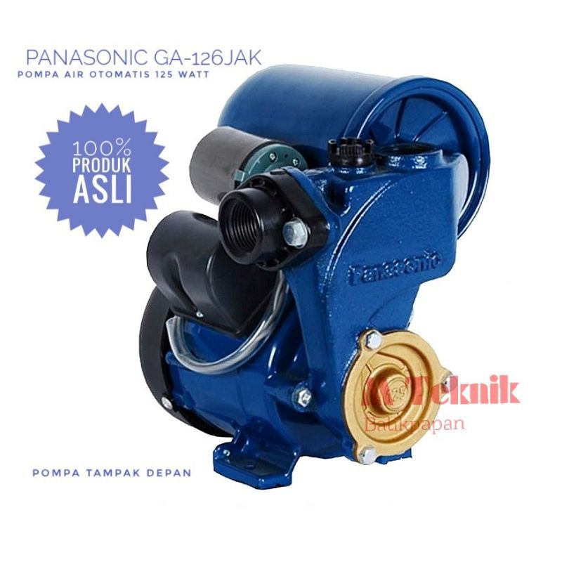 Jual Pompa Air Panasonic GA 126JAK water pump GA 126 JAK 125 Watt ...
