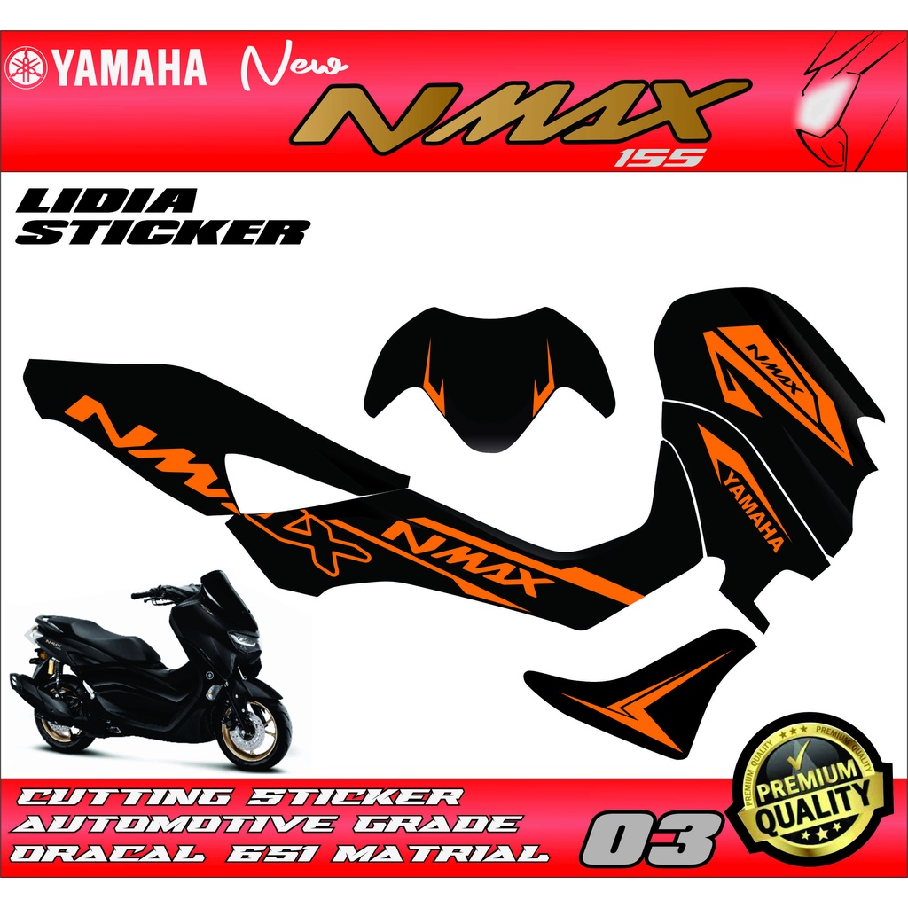 Jual STIKER NEW NMAX STRIPING NMAX BARU BAHAN PREMIUM GRAFIS 03 ...