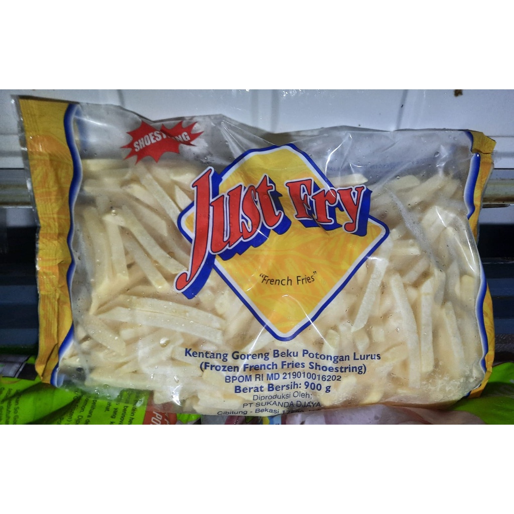 Jual Just Fry Kentang Goreng Beku Shoestring 900 Gram | Shopee Indonesia