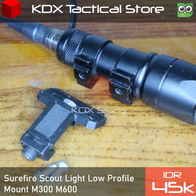 Jual Surefire Scout Light Low Profile Mount M300 M600 Airsoft WGG WGB ...