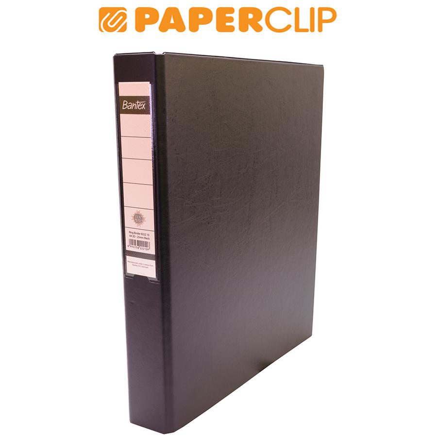 Jual RING BINDER BANTEX 8222 A4 2 RING 25MM 10 BLACK | Shopee Indonesia