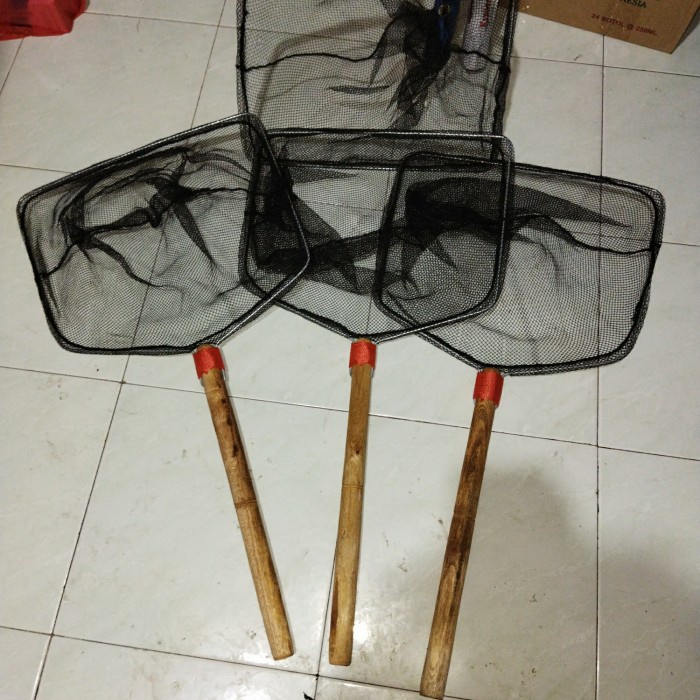 Jual Serokan Jaring Ikan Besar Gagang Panjang Bahan Bagus dan Kuat ...