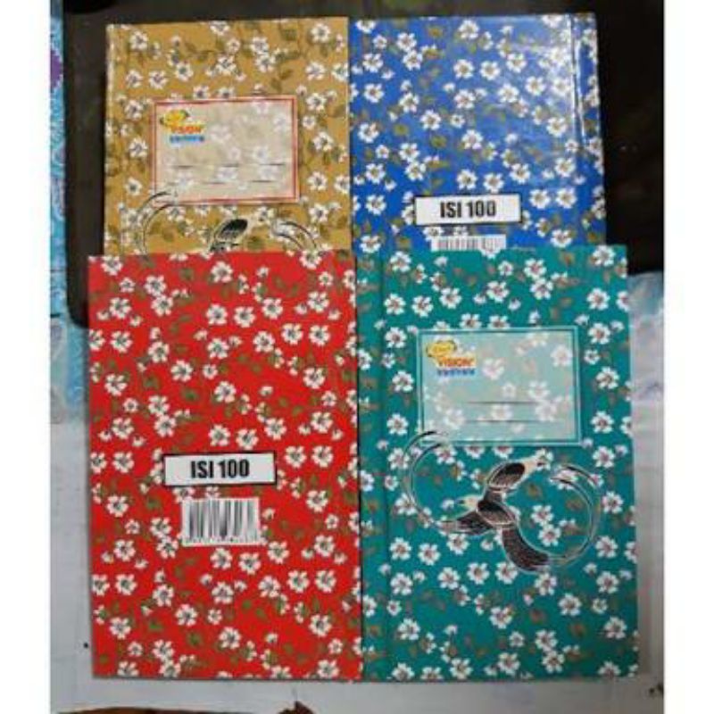 Jual Buku Hard Cover Folio Vision isi 100 lembar | Shopee Indonesia
