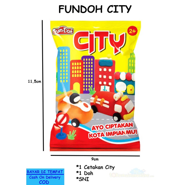 Jual MAINAN LILIN FUNDOH MINI FOOD - 28128 FREE BUBBLE WRAP DOUGH ...