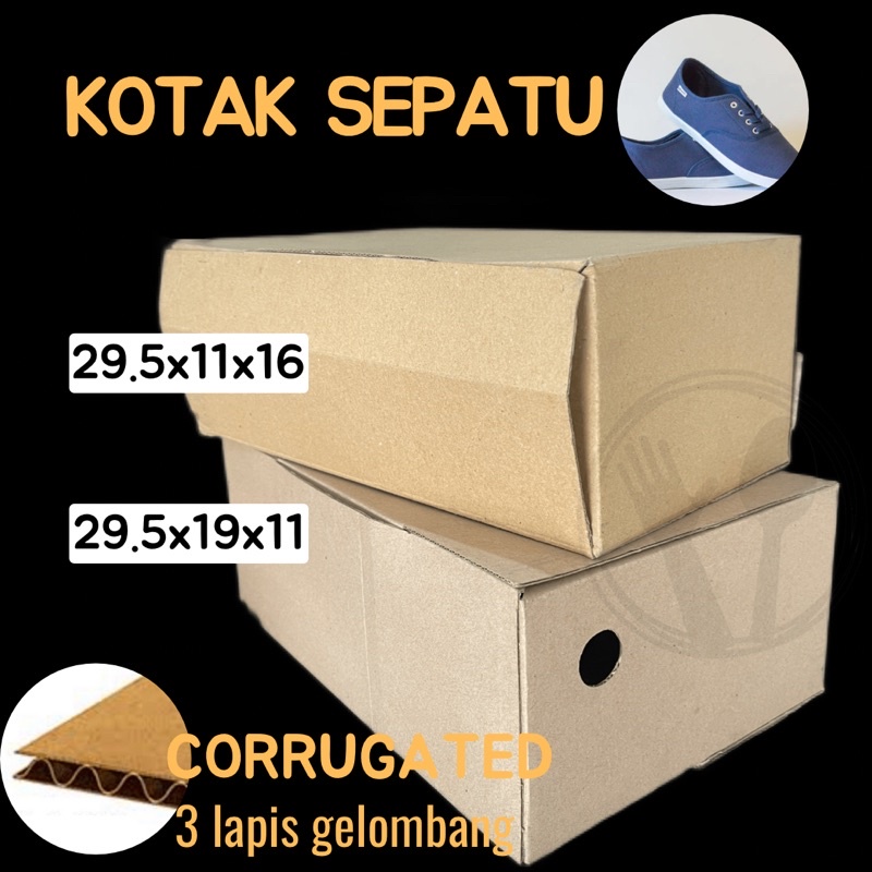 Jual KARDUS / DUS SEPATU DAN SANDAL SEPATU POLOS KARDUS BOX DUS SEPATU ...