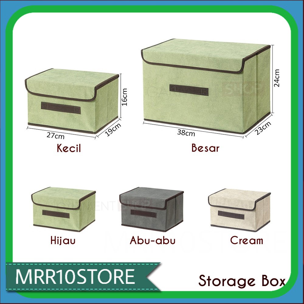 Jual Storage Box Organizer 2In1 Kotak Tempat Penyimpanan Baju Mainan ...