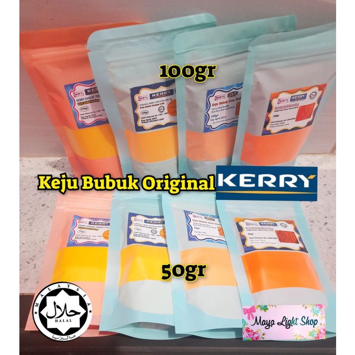 Jual keju kerry cheese powder 100gr keju bubuk saus keju bumbu tabur ...