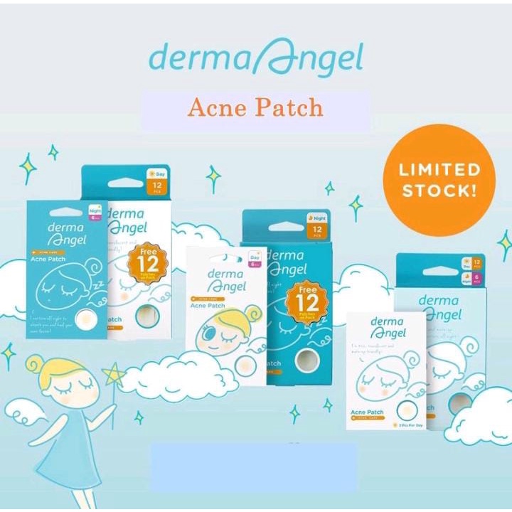Jual Stiker Jerawat Derma Angel Acne Patch Kit Day and Night - Sticker ...