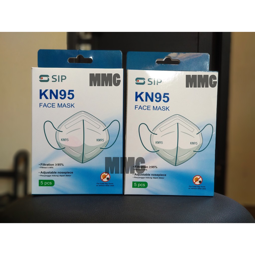 Jual KN95 FACE MASK SIP (satu pack isi 5 pcs) | Shopee Indonesia