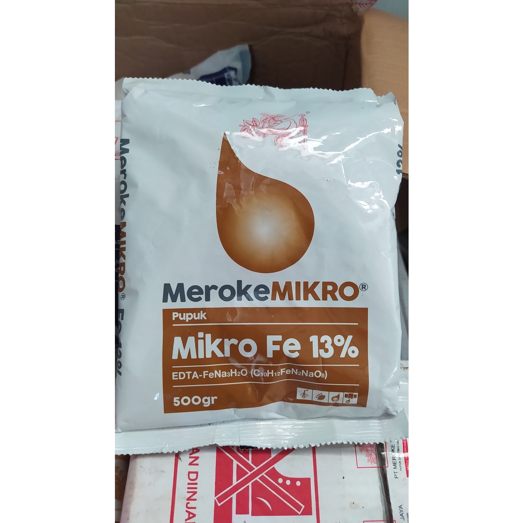 Jual Meroke Mikro FE EDTA 13% 500 gr - Nutrisi Mikro Besi Hidroponik ...