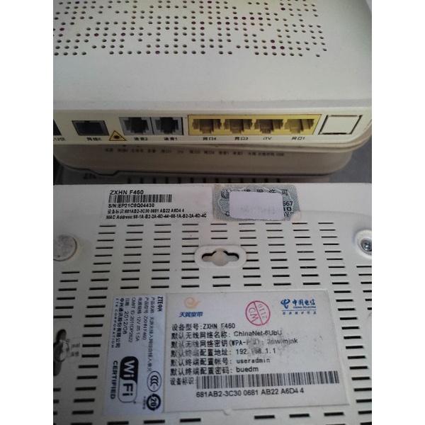 Jual ONT ONU ZTE EPON ( F460 ) | Shopee Indonesia