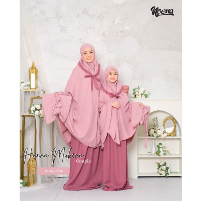 Jual Hanna Mukena Couple Mom and Kids by Noena | Shopee Indonesia