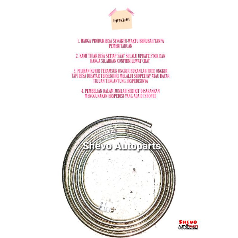 Jual LEDENG REM BESI 3/8 (Harga Per Meter) | Shopee Indonesia