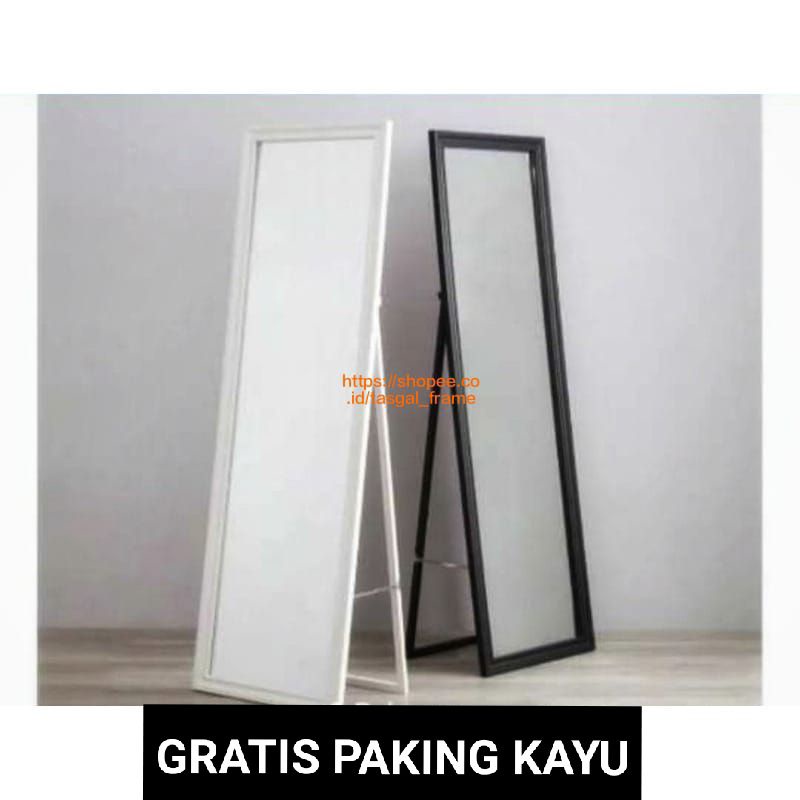 Jual Standing mirrors Cermin berdiri minimalis murah 92 X 25 | Shopee ...