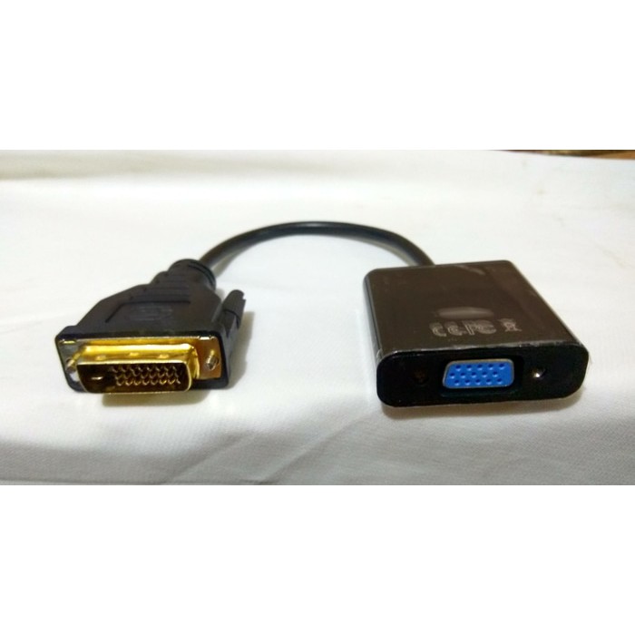 Jual Active Adapter Dvi D 24 1 Dual Link Male To Vga Female Shopee