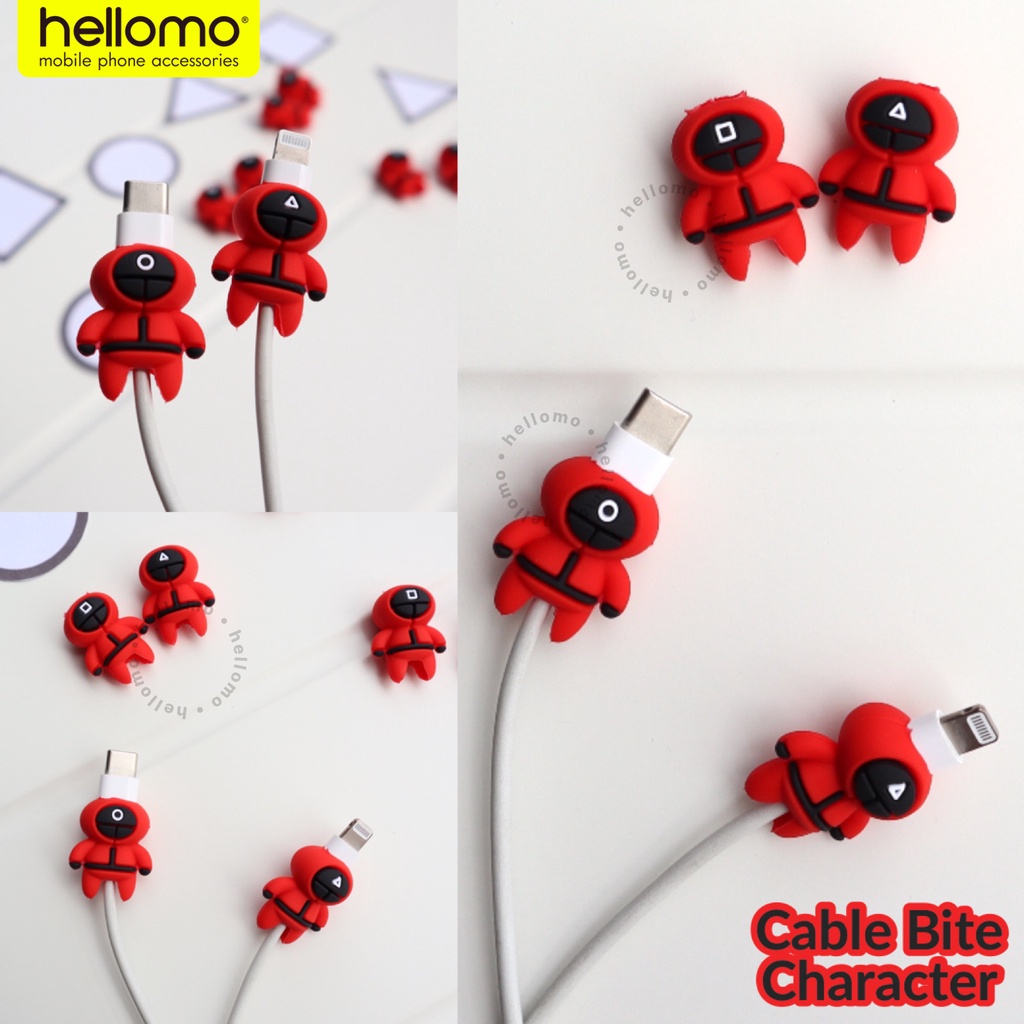 Jual Cable Bite Squid Game Pelindung Kabel Squid Games Cable Saver ...