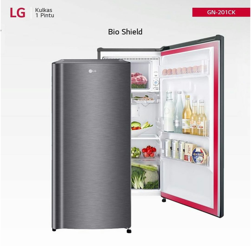Jual LG KULKAS 1 PINTU 169 LITER GNY-201CLD | Shopee Indonesia