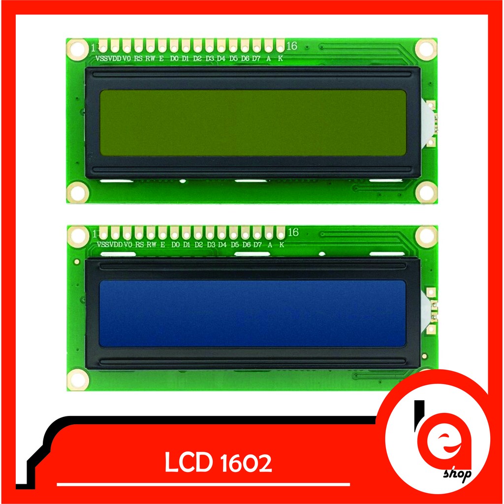 Jual LCD 16x2 karakter 1602 modul Display Biru dan Hijau Murah | Shopee ...