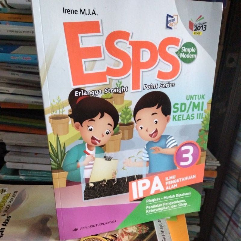 Jual BUKU ESPS ILMU PENGETAHUAN ALAM/ IPA KELAS III/3 SD REVISI ERLANGGA | Shopee Indonesia