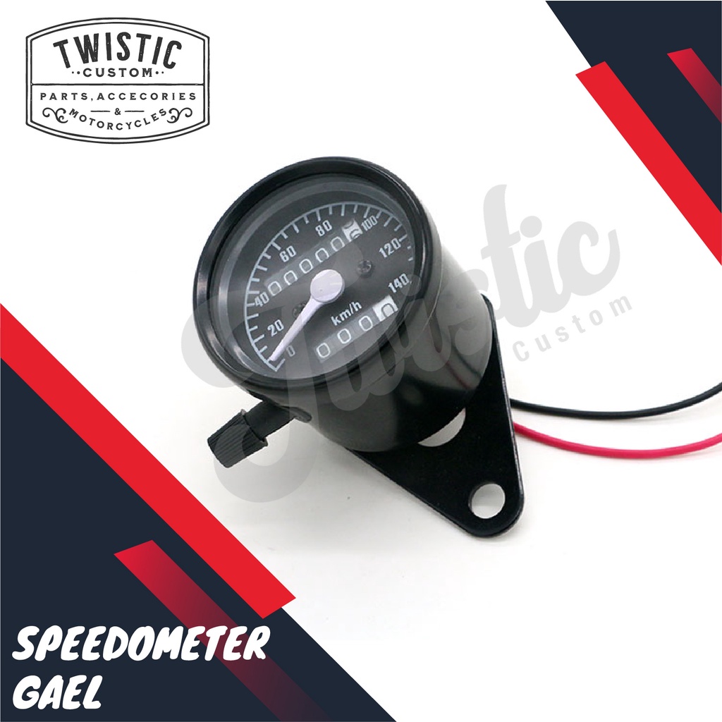 Jual Speedometer Analog Gael Motor Custom Tracker Caferacer Japstyle ...
