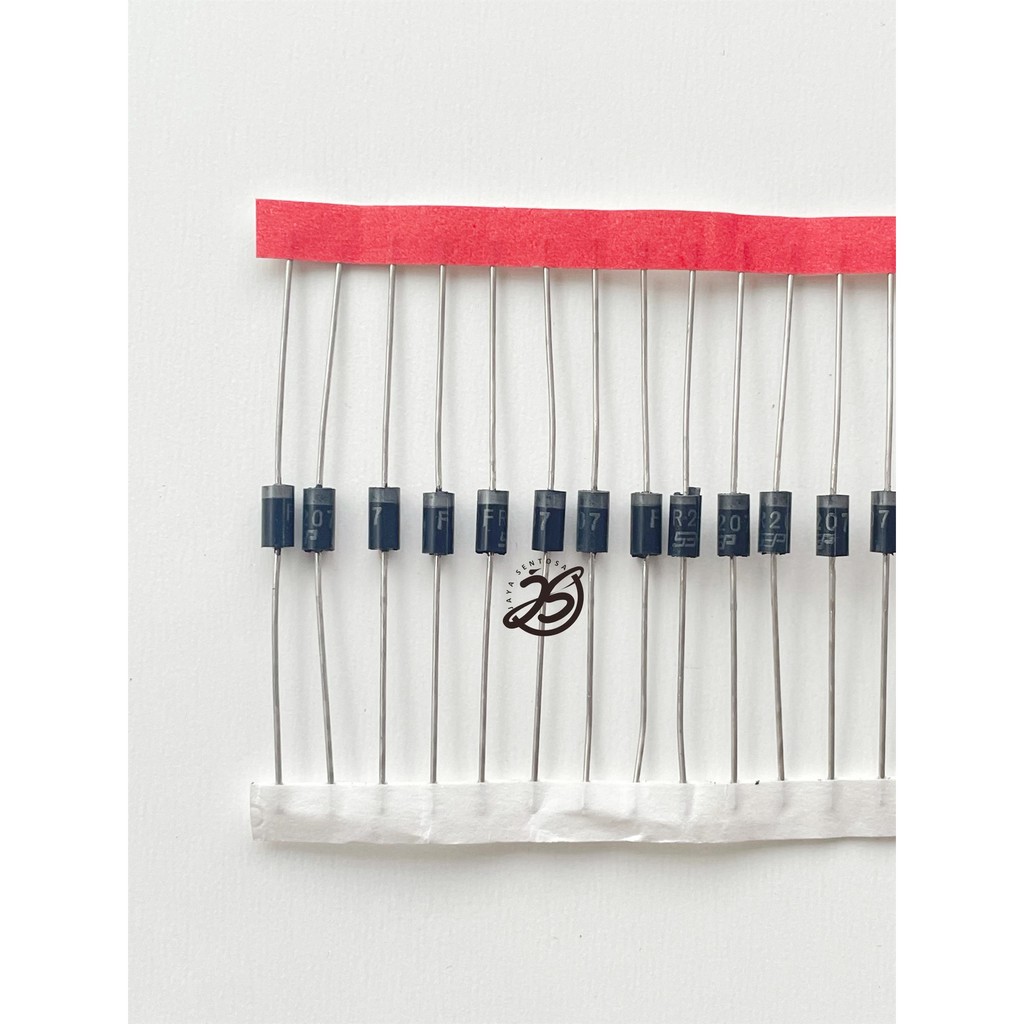 Jual DIODA FR207 (1 BUAH) FAST RECOVERY RECTIFIER 2A SILIKON FR207 (1bh ...