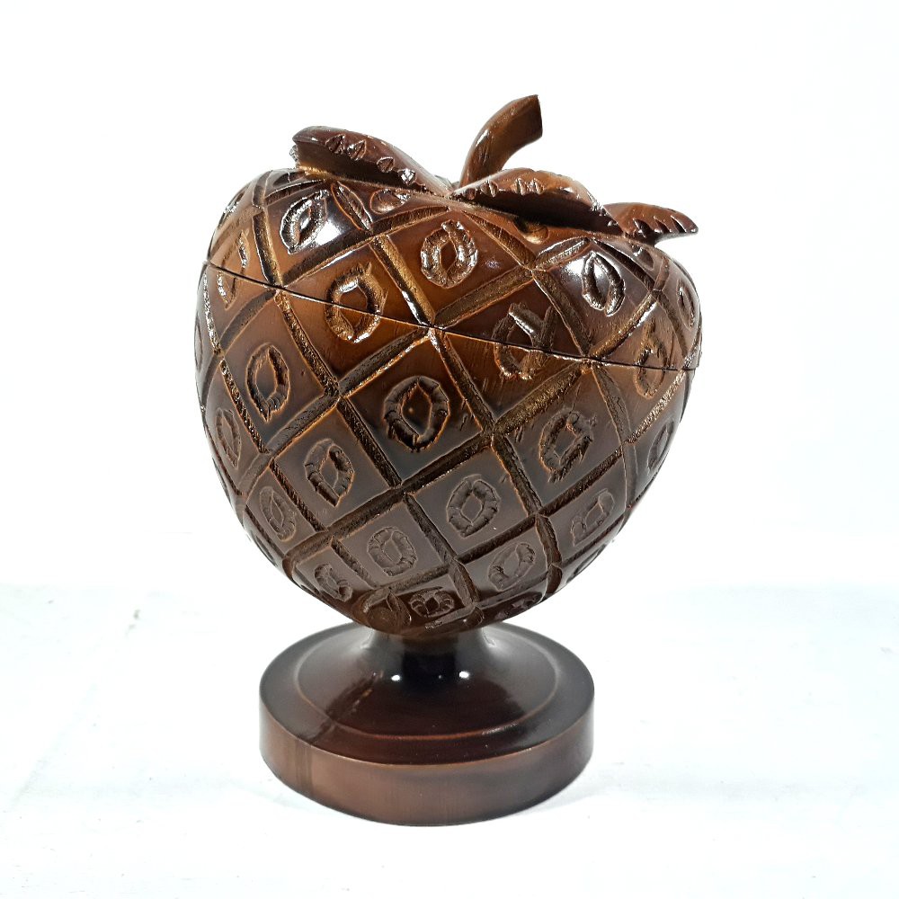 Jual Toples Wadah Permen Kerajinan Kayu Jati Bentuk Buah Strawberry ...