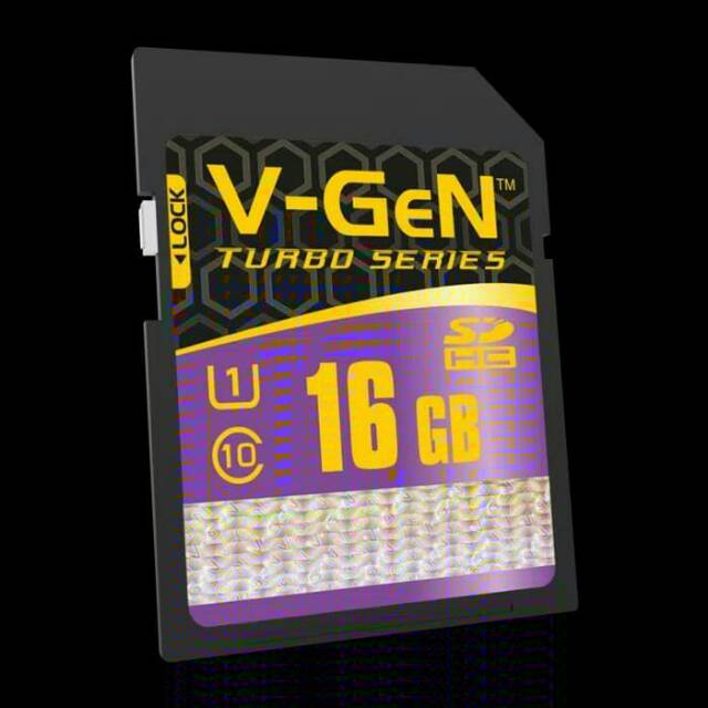 Jual V-GEN SD CARD SDHC Vgen 16GB 32GB Class 10 Class10 Turbo Camera ...
