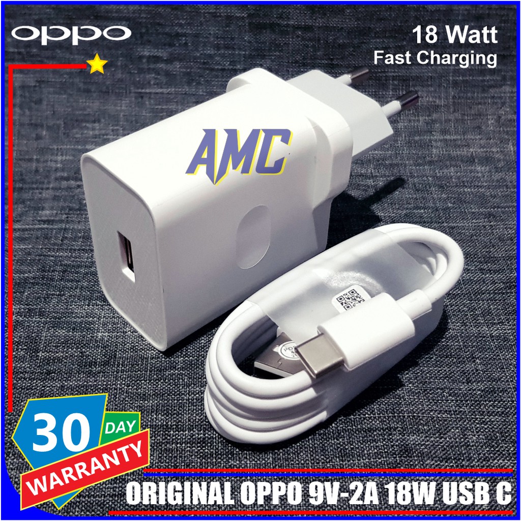 Jual Charger Oppo Reno 4F A33 A52 A53 ORIGINAL 100% Fast Charging 18 ...