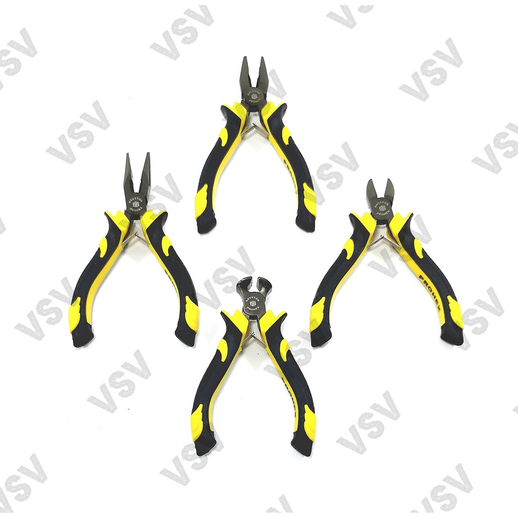 Jual HasstoN Tang Mini Set 4pc 4248-400 Mini Plier Set Tang 4.5" | Shopee Indonesia