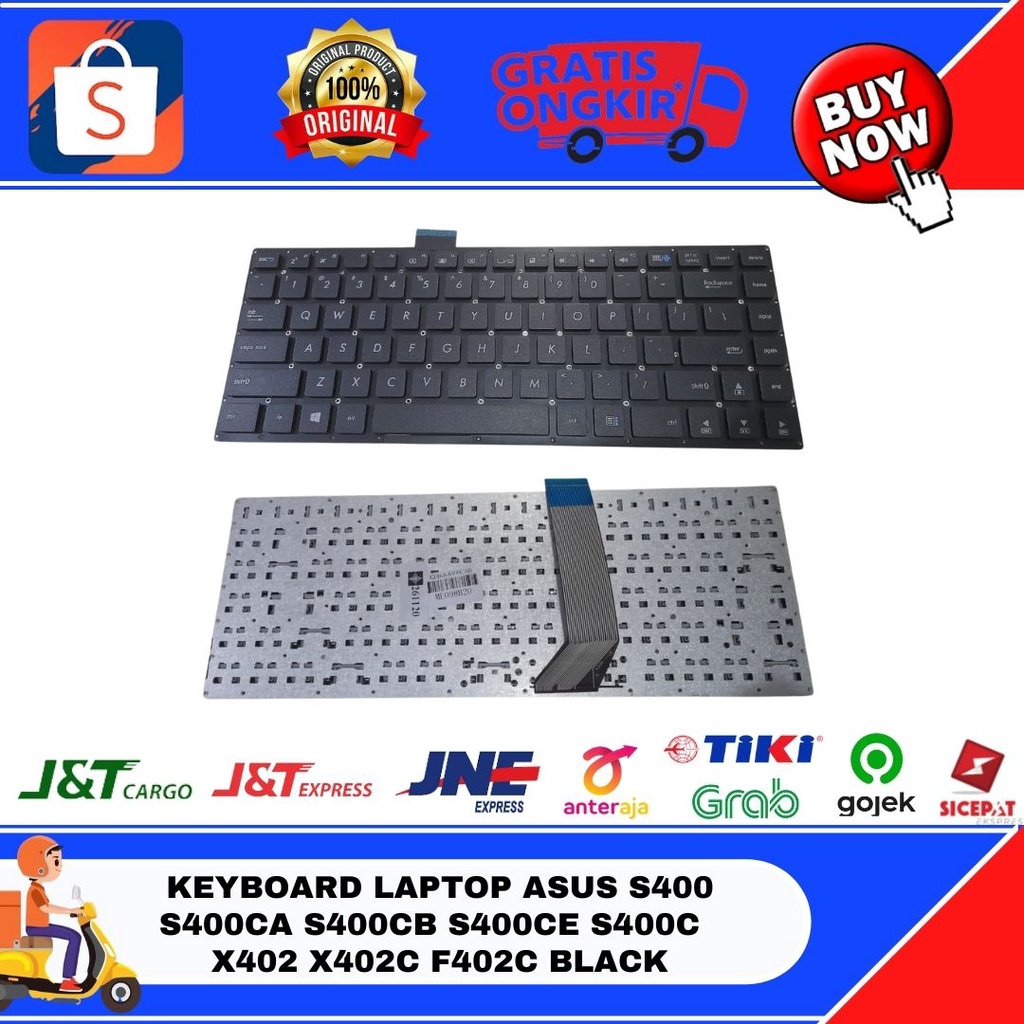 Jual KEYBOARD LAPTOP ASUS S400 S400CA S400CB S400CE S400C X402 X402C ...
