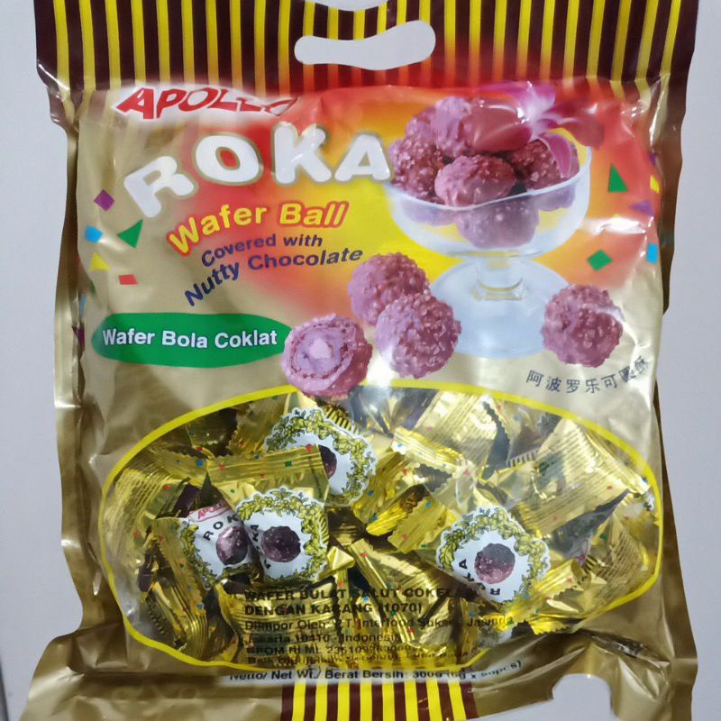 Jual Apollo Roka coklat 300 gr isi 50 pcs | Shopee Indonesia