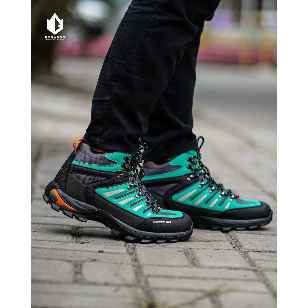 Jual [COD] Sepatu Gunung Outdoor Pro Lynk Grey Waterproof - Sepatu ...