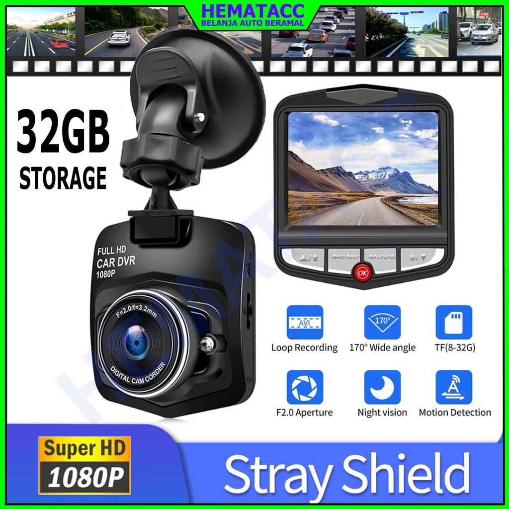 Jual Kamera mobil Full HD 1080P / Car DVR camera recorder Kamera Mobil ...