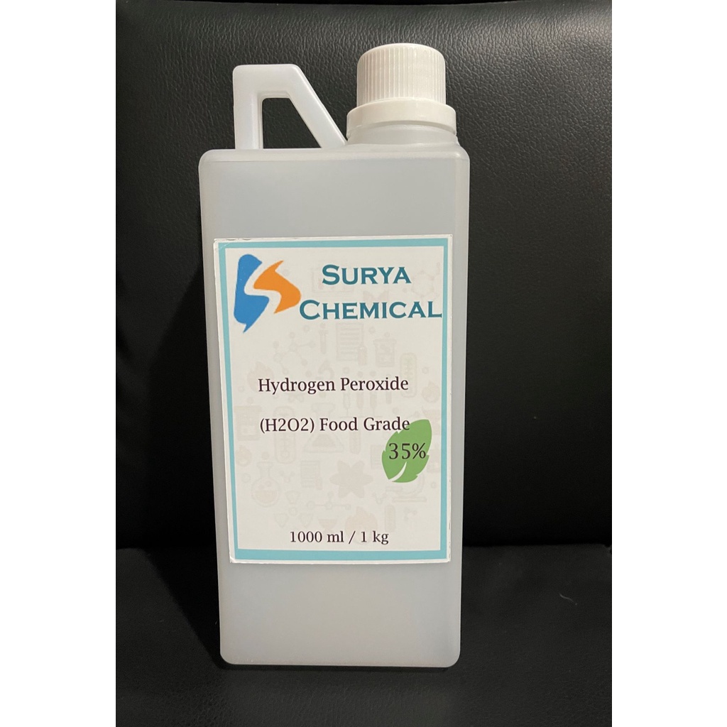 Jual H2O2 35% Hidrogen Peroksida 35% Food Grade 1 Liter | Shopee Indonesia