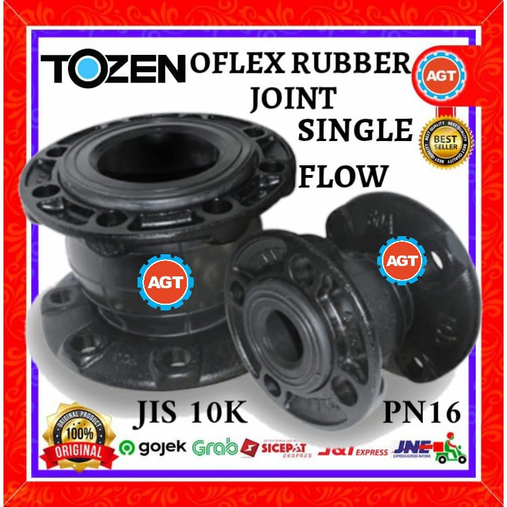 Jual TOZEN FLEXIBLE JOINT RUBBER SINGLE-OFLEX SIZE DN200 8 INCHI ...