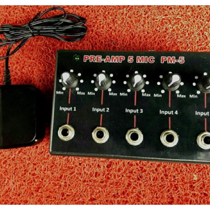 Jual Preamp Mic, Paralel Input Mic Aktif, PM-05 | Shopee Indonesia