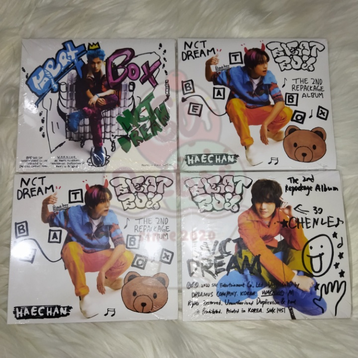 Jual [READY] NCT DREAM BEAT BOX DIGIPACK VER ( MARK HAECHAN CHENLE VER ...