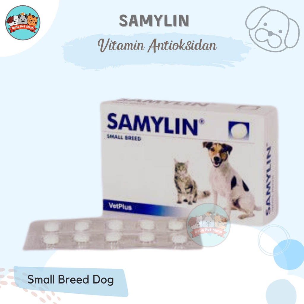 Jual Samylin Small Breed Vetplus Kesehatan Antioksidan Anjing /Kucing ...