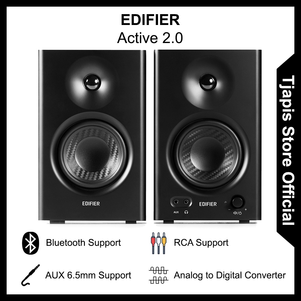 Jual EDIFIER ACTIVE 2.0 MONITORING BOOKSHELF SPEAKER SET DUAL SPEAKER AKTIF BLUETOOTH | Shopee ...