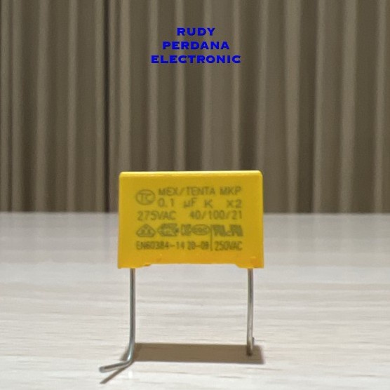 Jual KAPASITOR MKP MKT MKM 104 100000pF 100nF 100n 0.1uF 275VAC HS27 (15pcs) | Shopee Indonesia