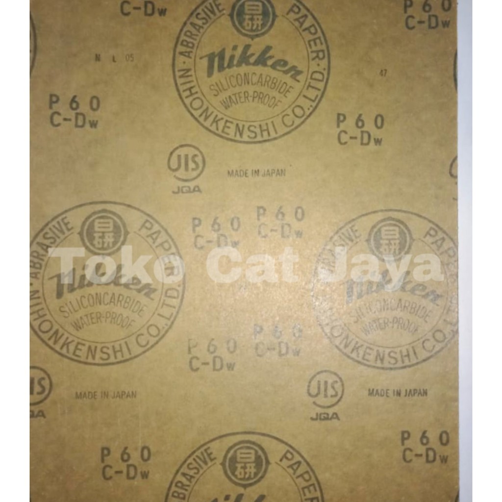Jual Amplas NIKKEN WATERPROOF / Permukaan Halus / 1000 1500 2000 ...