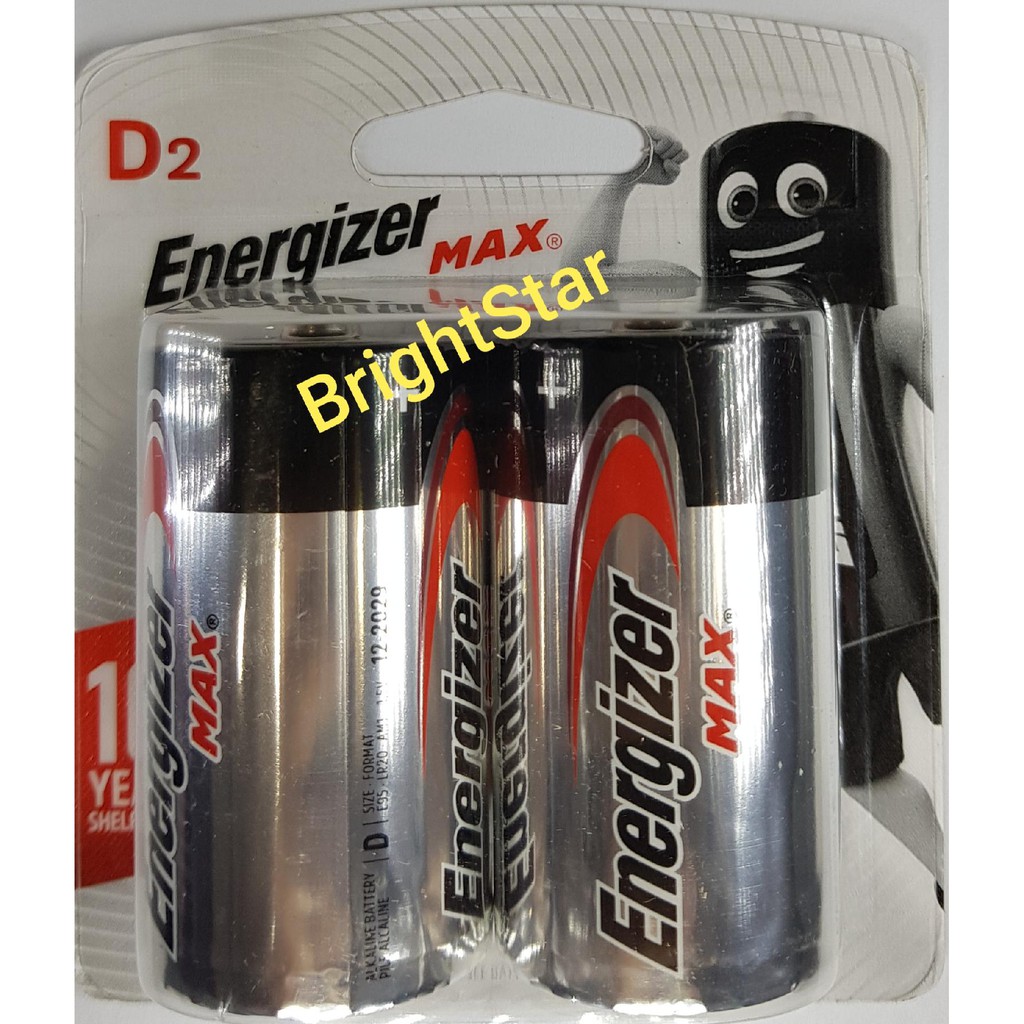 Jual Energizer MAX Baterai (Battery) Alkaline Besar (D) E95 BP-2 LR20 ...