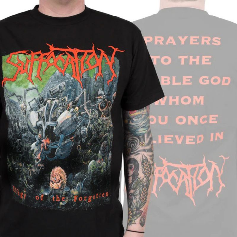 Jual kaos SUFFOCATION EFIGY OF THE FORGOTTEN Premium tshirt Suffocation ...
