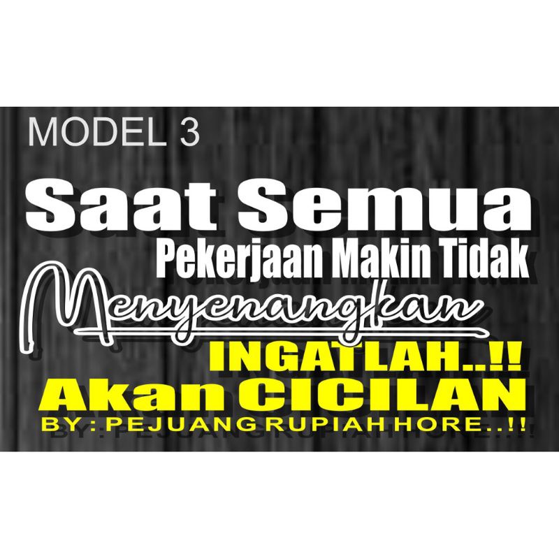 Jual CUTTING STICKER UNTUK KACA PINTU/BODY MOBIL,TRUCK,DLL | Shopee ...