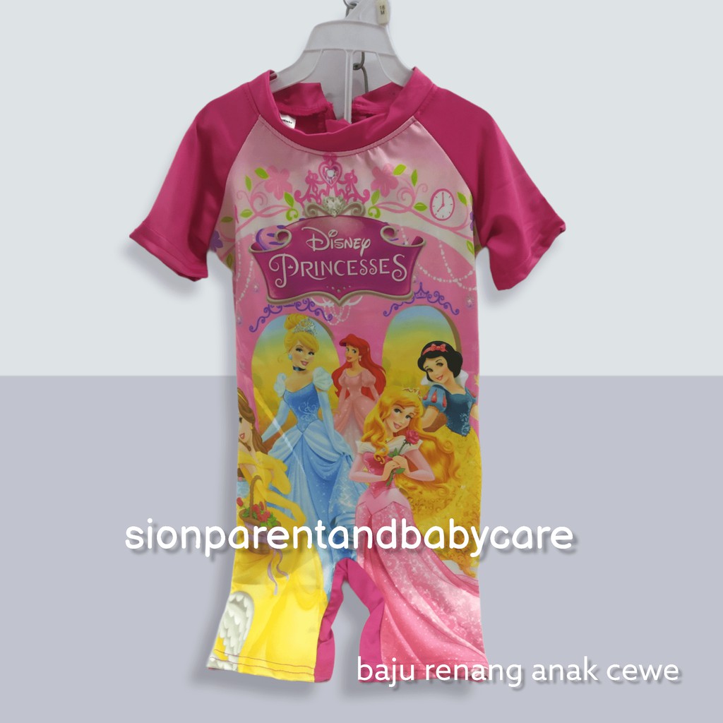 Jual baju renang anak cewe motif disney princesses | Shopee Indonesia