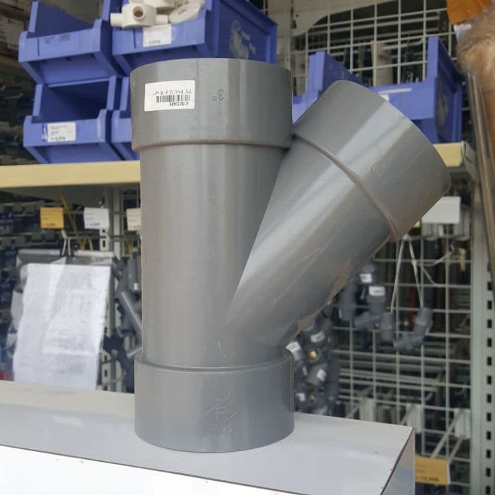 Jual Tee Y Branch 3 Inch 45 Derajat Sambungan Paralon PVC TY 3in ...