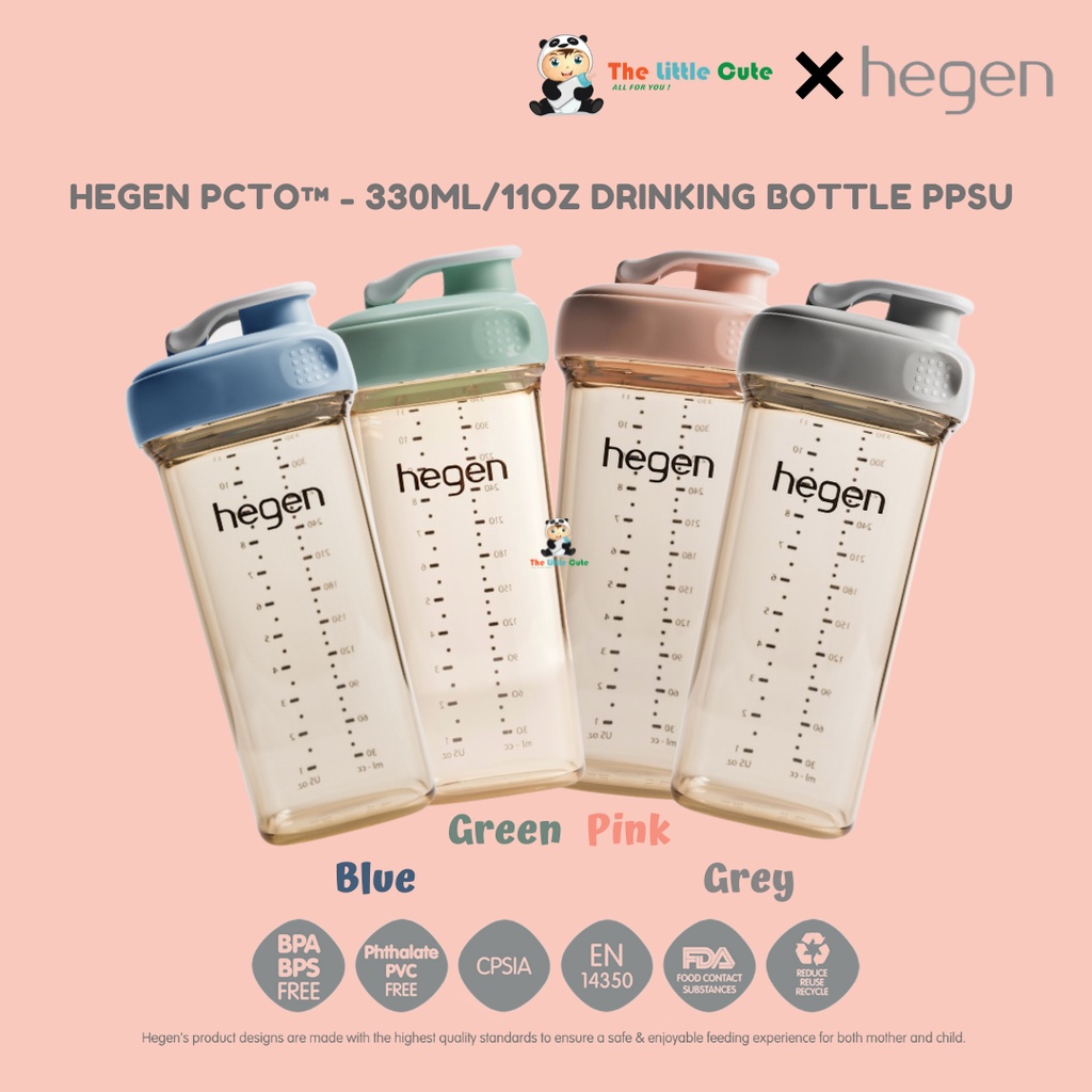 Jual Hegen PCTO Drinking Bottle PPSU Botol Minum 330 ml/11 oz (1pack) Botol Minum Anak Dewasa ...