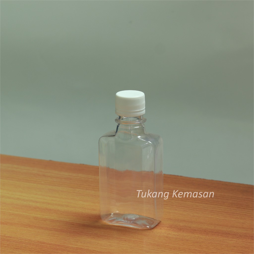 Jual Botol Plastik Gepeng 200 ml / Botol Plastik Madu / Botol Unik ...