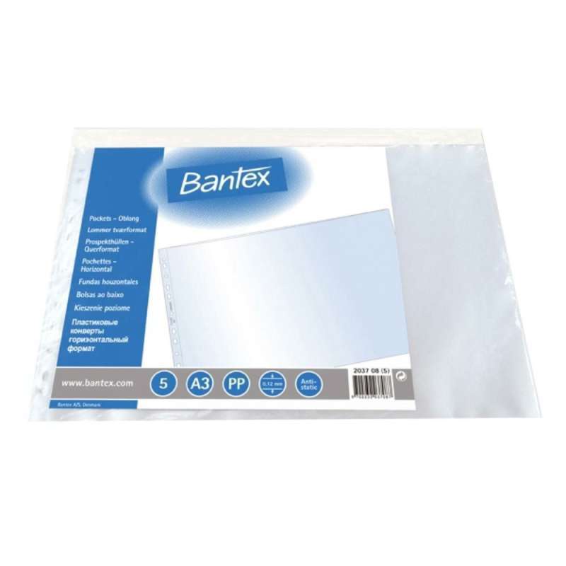 Jual BANTEX Pocket Folder With Top Opening Size A3 Landscape 2037 - PAK ...