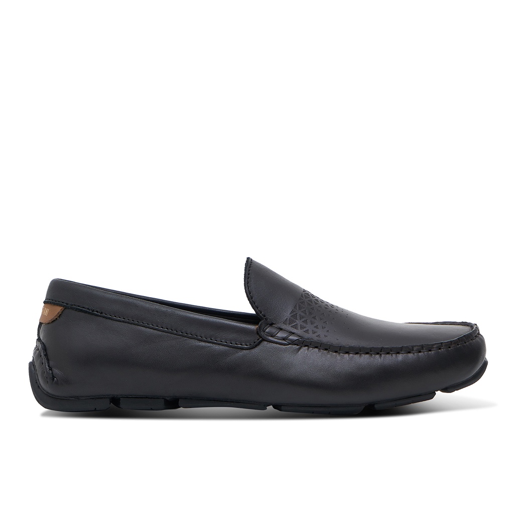 Jual Sepatu Casual Pria Loafer Moccasin Gino Mariani Cleon Hitam ...